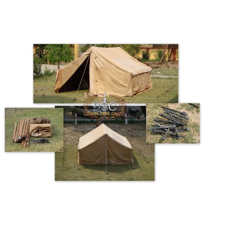 DSC-L126 THE VINDOLANDA CONTUBERNIUM LEATHER TENT – Daniyal Steel Crafts