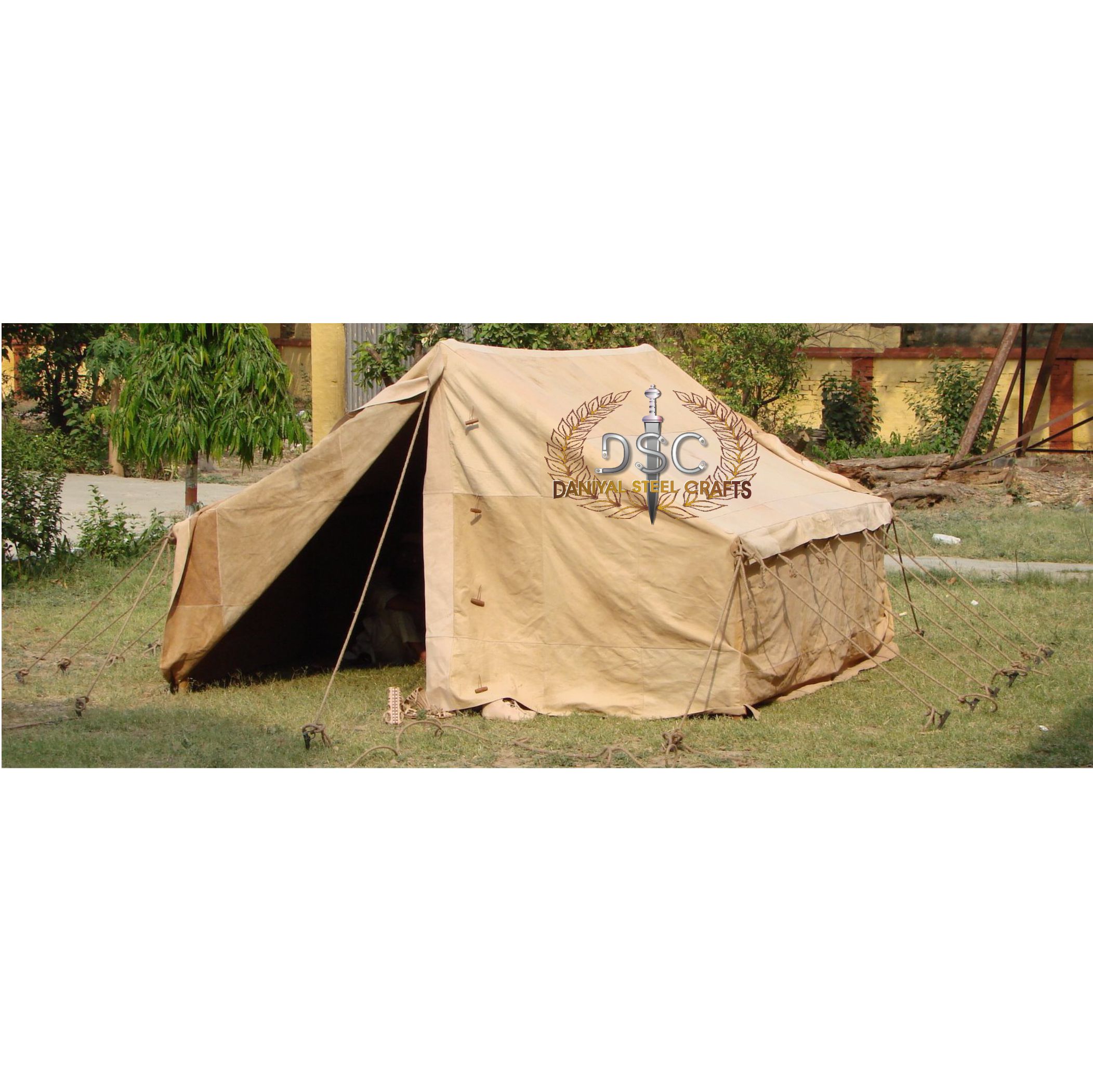 DSC-L126 THE VINDOLANDA CONTUBERNIUM LEATHER TENT – Daniyal Steel Crafts